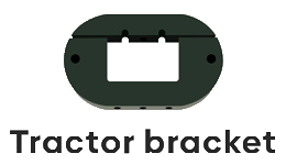 10" Light Bar – Tractor Bracket